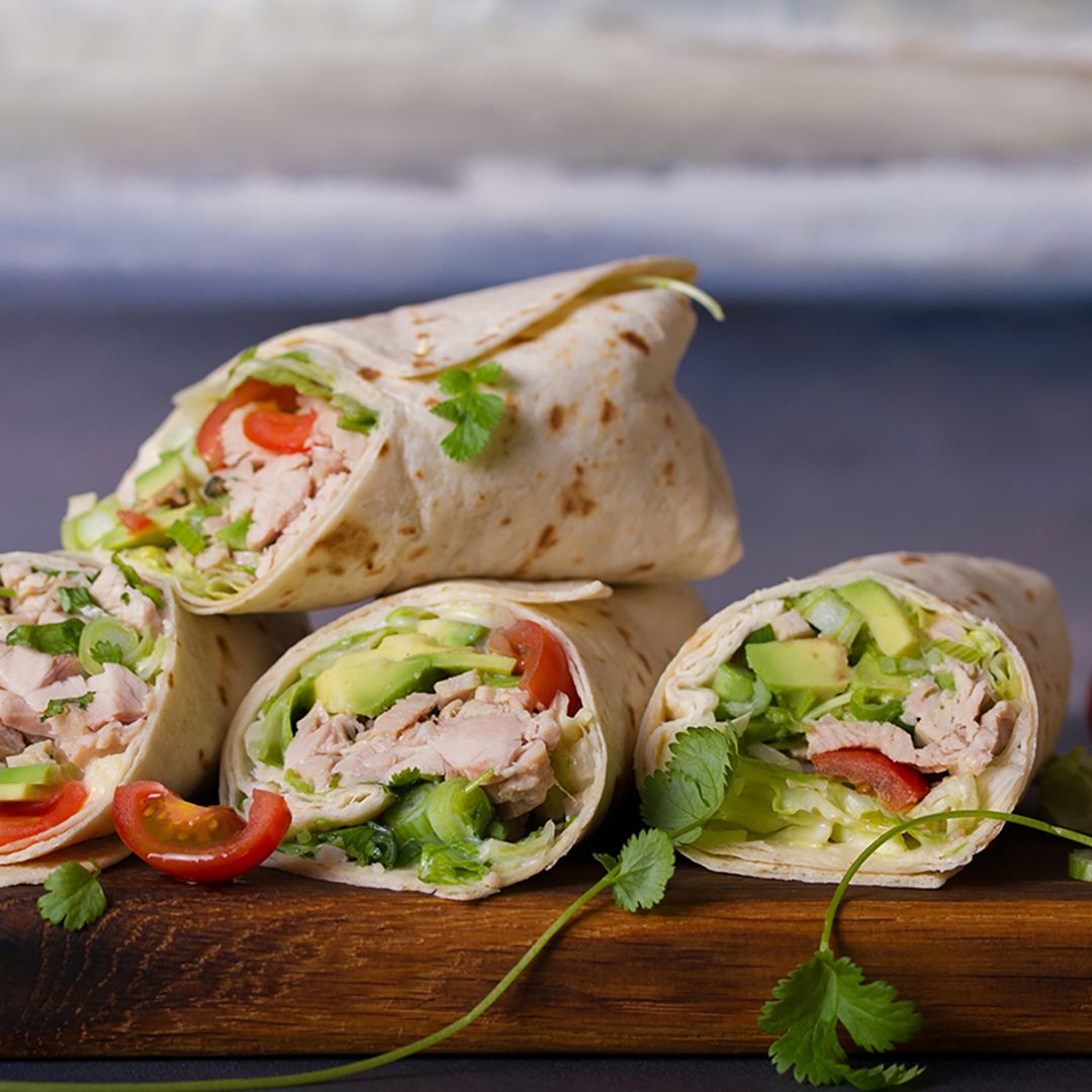 Guacamole Chicken Wraps - Sonora Tortillas
