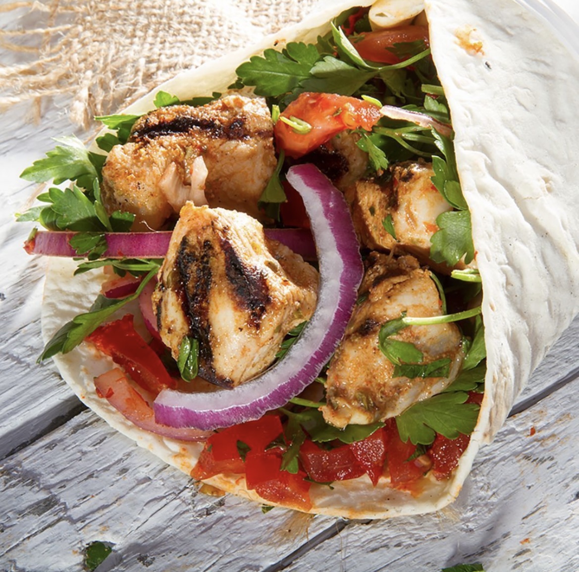 Blackened Chicken Snack Wrap - Sonora Tortillas